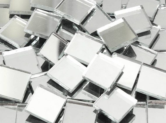 Mirrored Glass Square Mosaic Tiles 20mm - Etsy