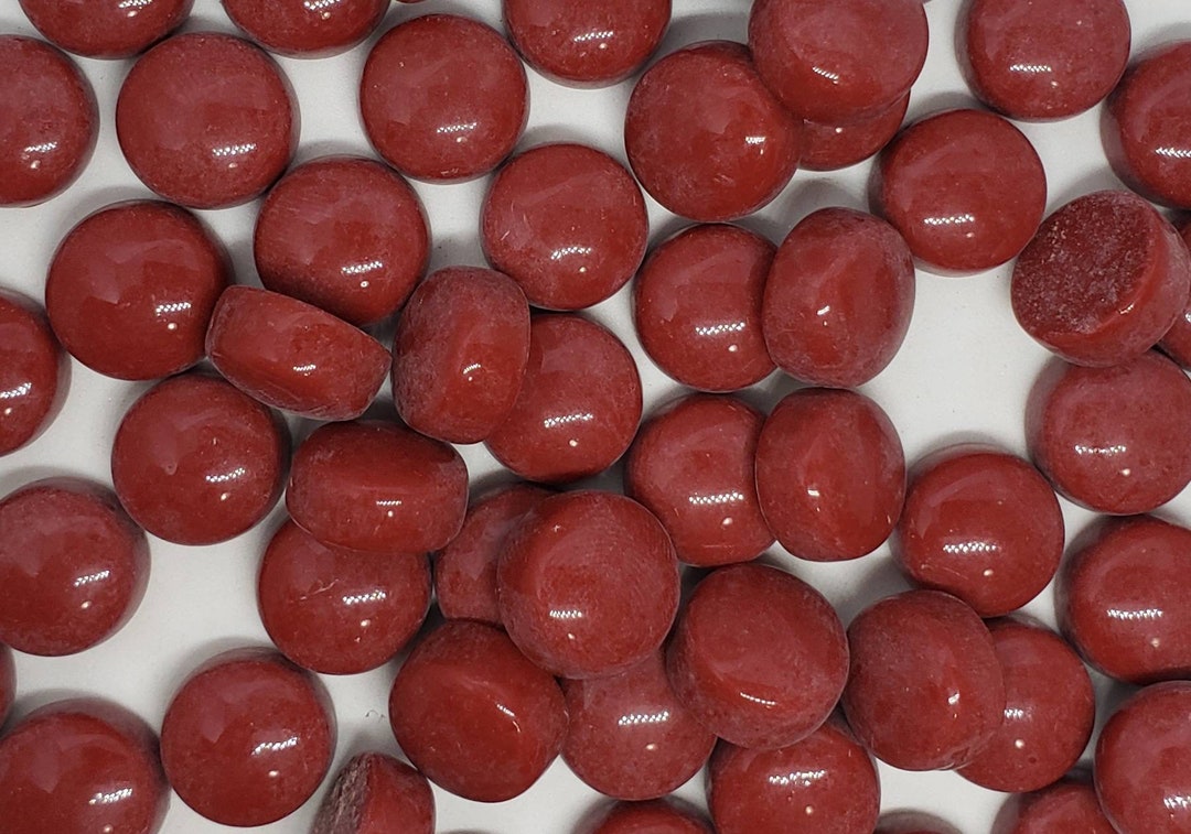 Barn Red Mini Glossy Round Mosaic Tiles 10mm - Etsy