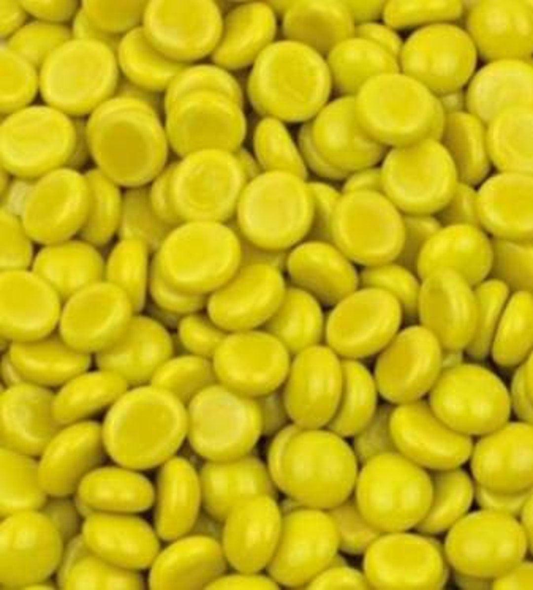 100 Mini Sunny Yellow Opaque Glass Gems / Glass Pebbles - Etsy