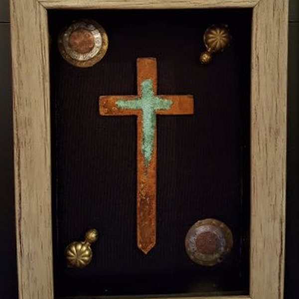 Rusty Cross - Etsy