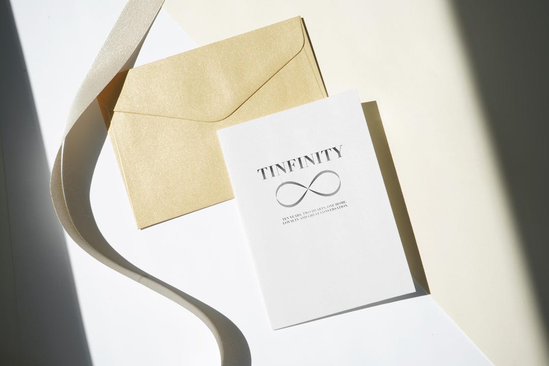 Tinfinity Printable Anniversary Card - 10 Year Celebration - New Girl ...