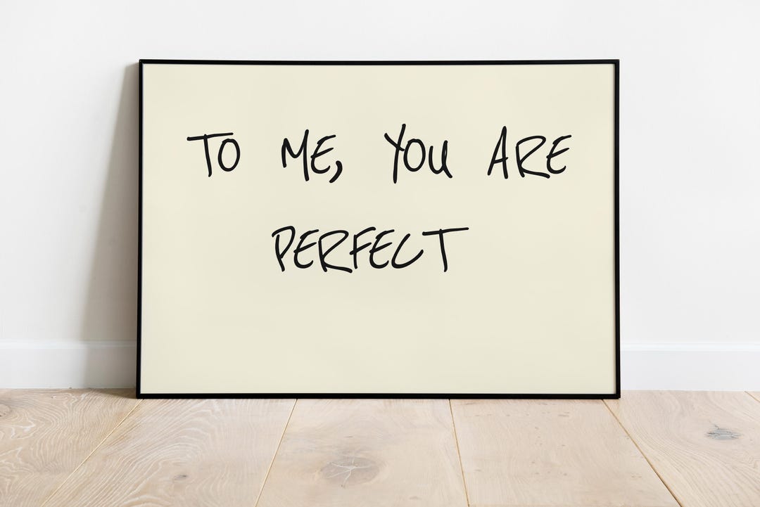 Love Actually Cards Print | to Me, You Are Perfect | Digital Download ...