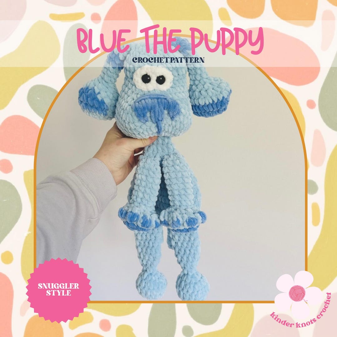 Crochet Dog Snuggler Pattern | Crochet Blues Clues Pattern | Instant ...