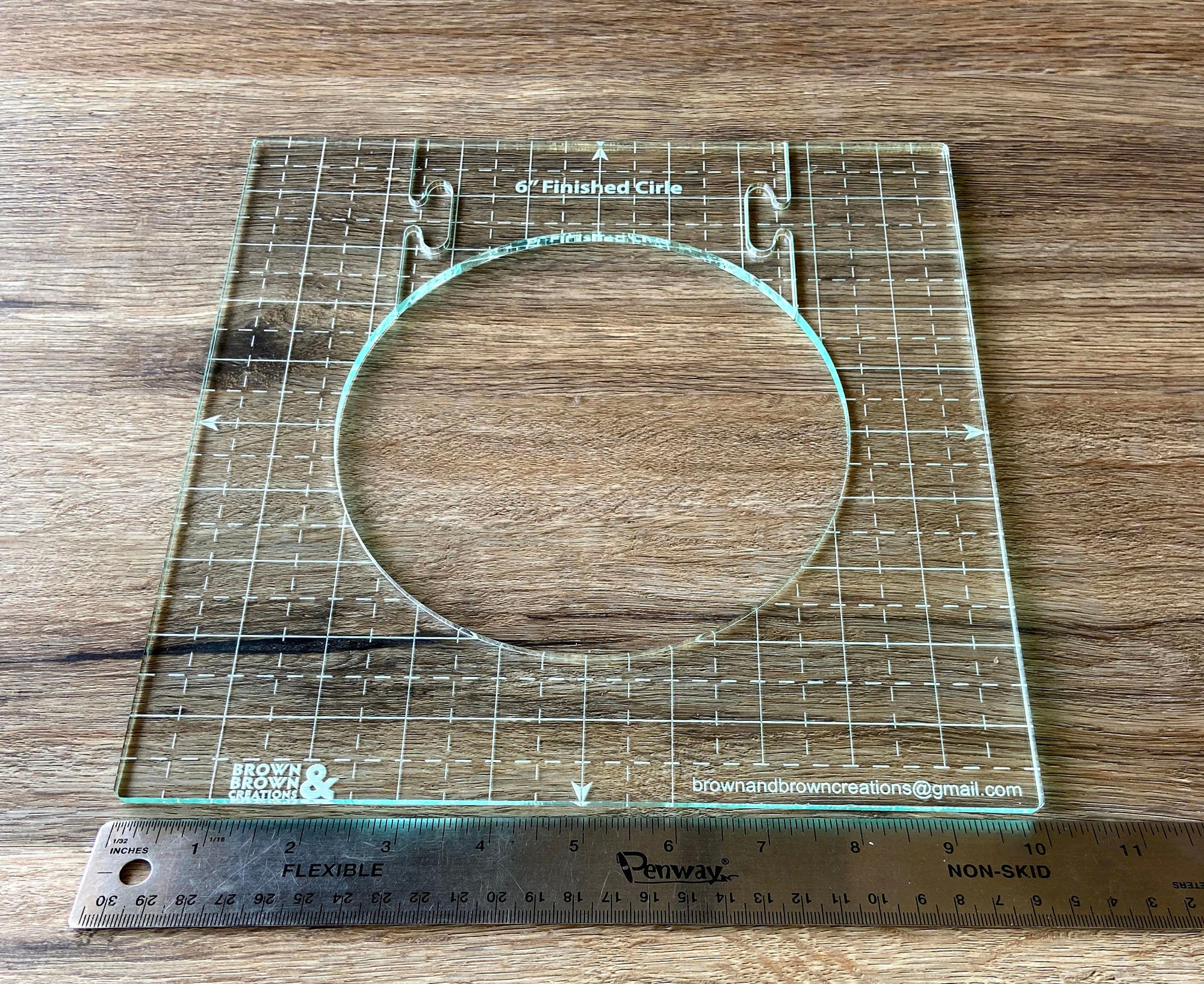 6 Circle Quilting Ruler Longarm or sit down Quilting | Etsy