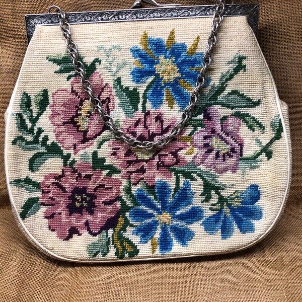 Needlepoint Handbag - Etsy