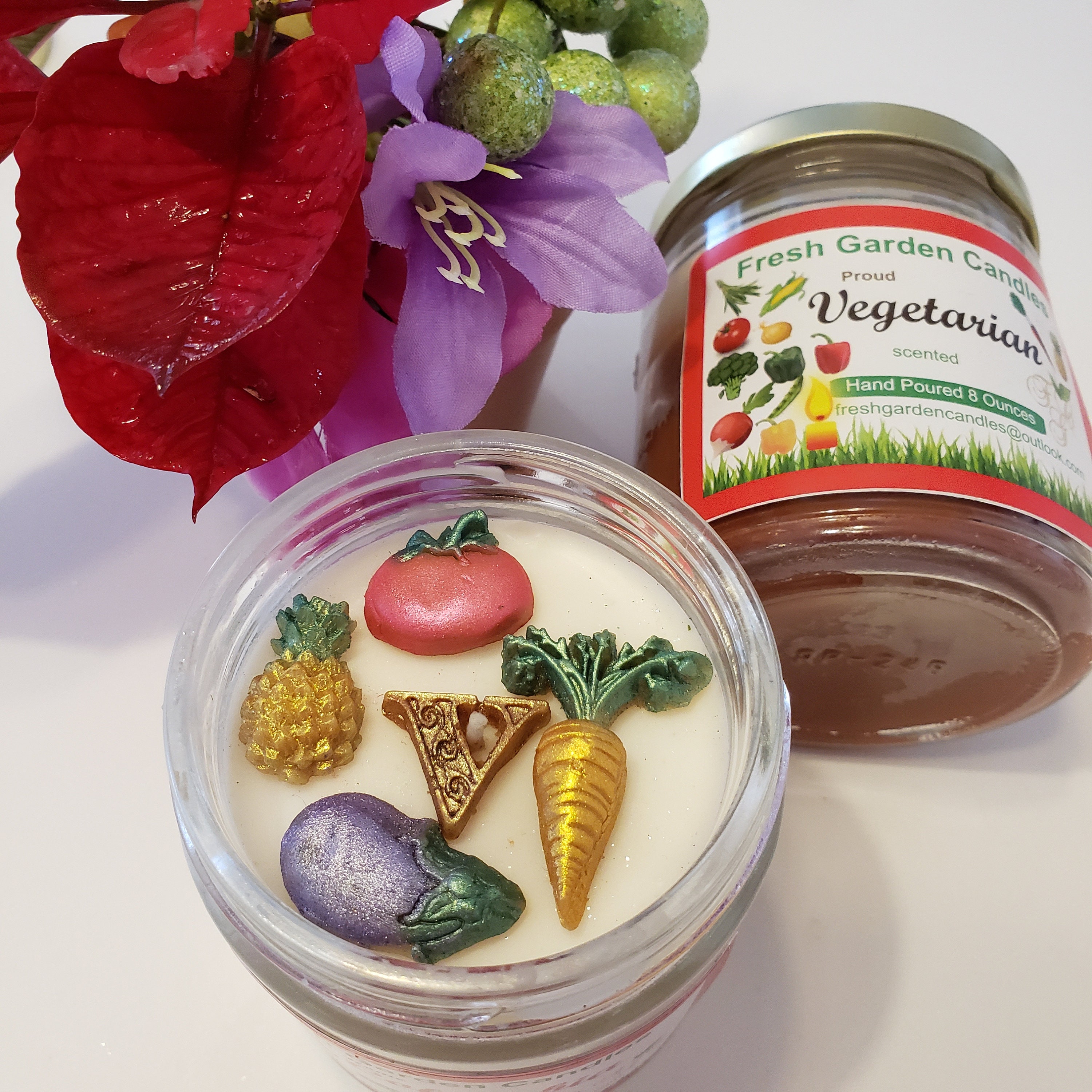 Proud Vegetarian Scented Candle/vegans Candle Gift/plant Based Diet ...