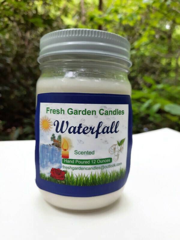 Waterfall scented candle/nature water candle/special scented candle ...