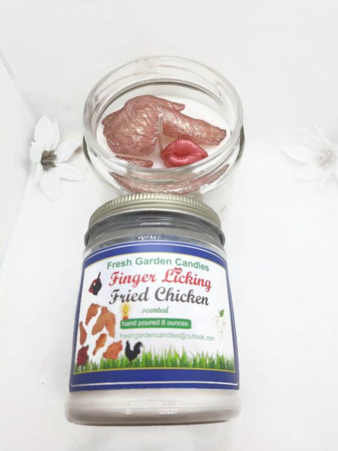 Finger Licking Fried Chicken Scented Candle/fried Chicken Lovers Gift ...