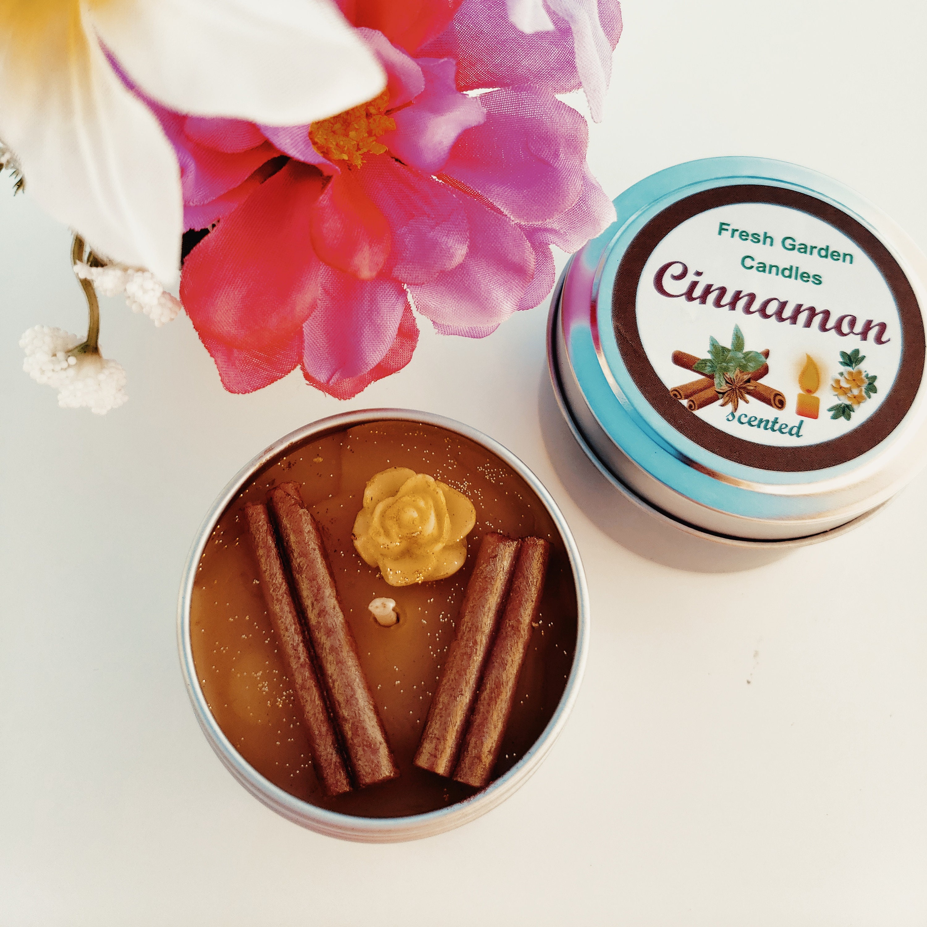 Cinnamon scented candle/cinnamon lover candle/cinnamon candle gift ...