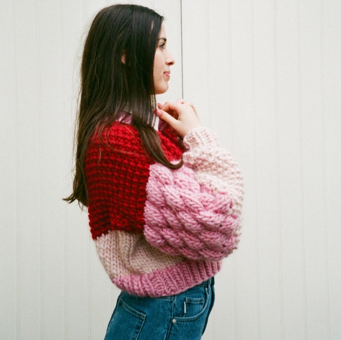 Pastel Dream Sweater - Knitting Pattern - Etsy