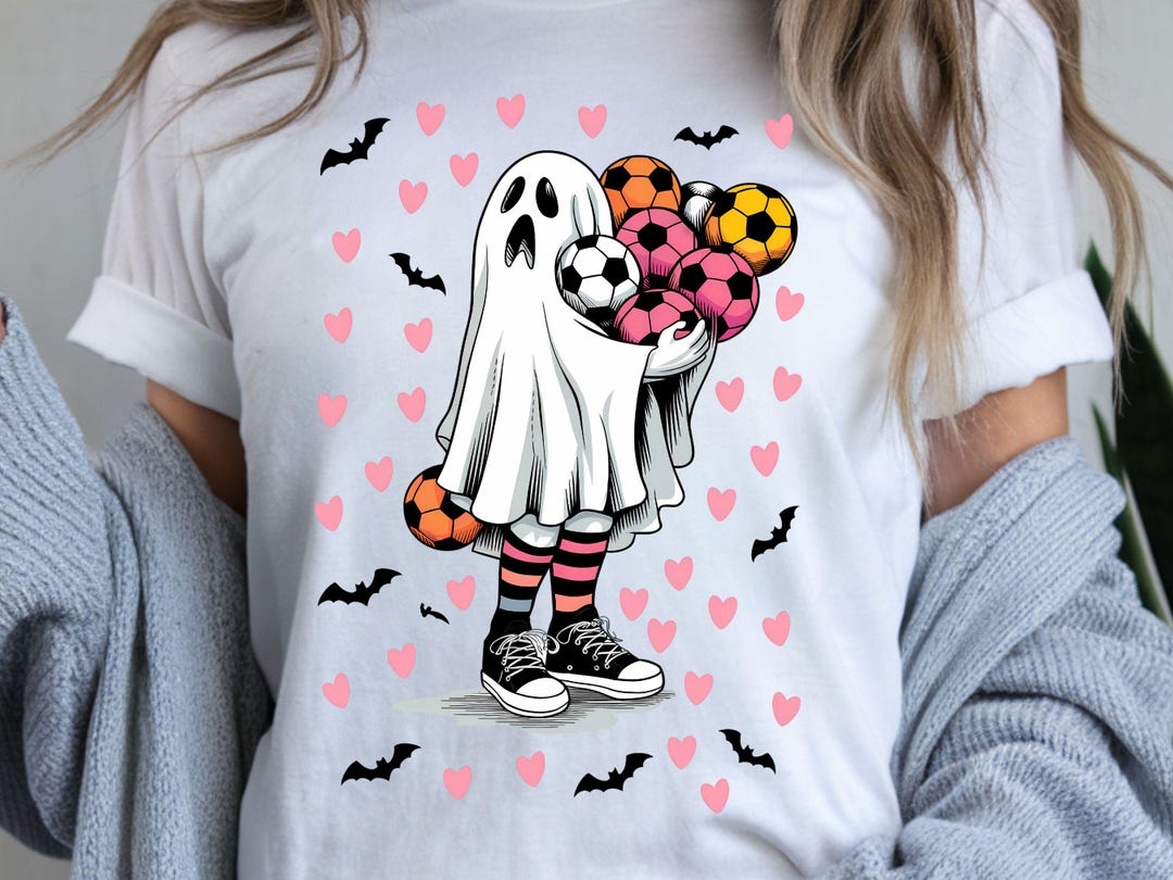 Digital Ghost Soccer Png, Halloween Ghost, Spooky Fall, Ghost Soccer ...