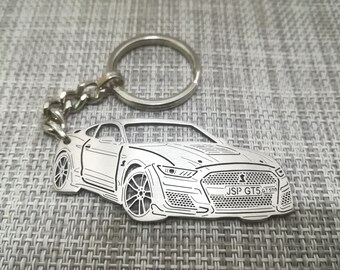 Mustang Gt500 Keychain - Etsy
