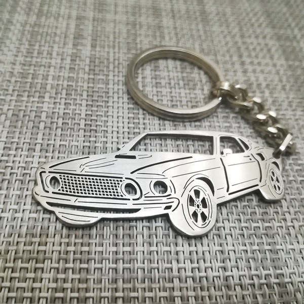 Mustang Keychain - Etsy