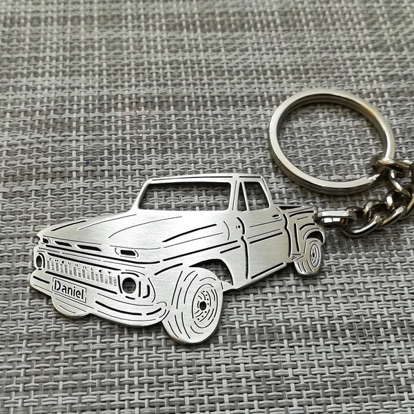1965 Chevrolet C10 Custom Keychain - Etsy