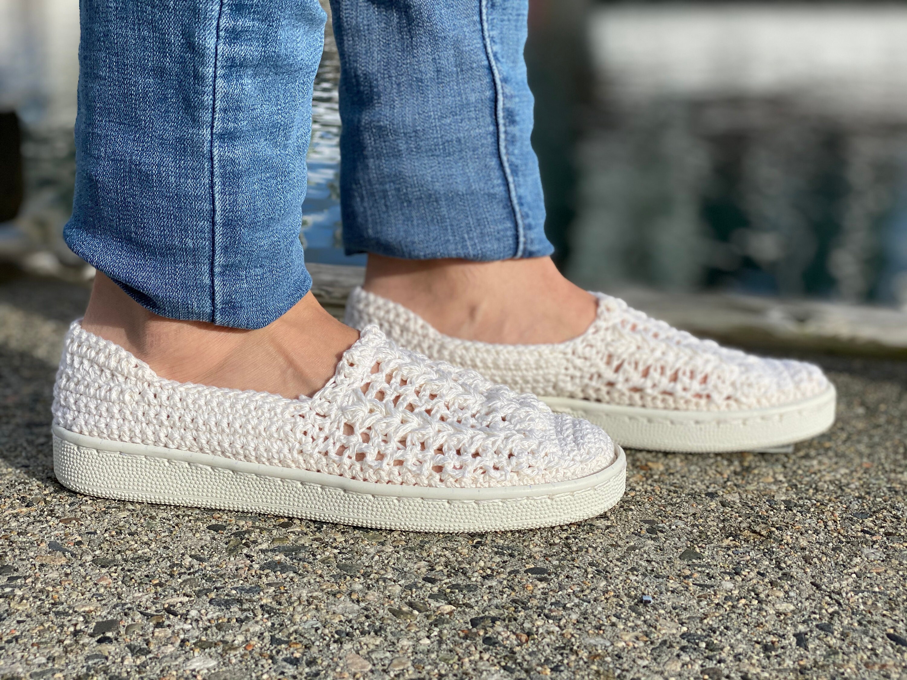 Crochet mujeres zapatos de bailarina - Etsy España