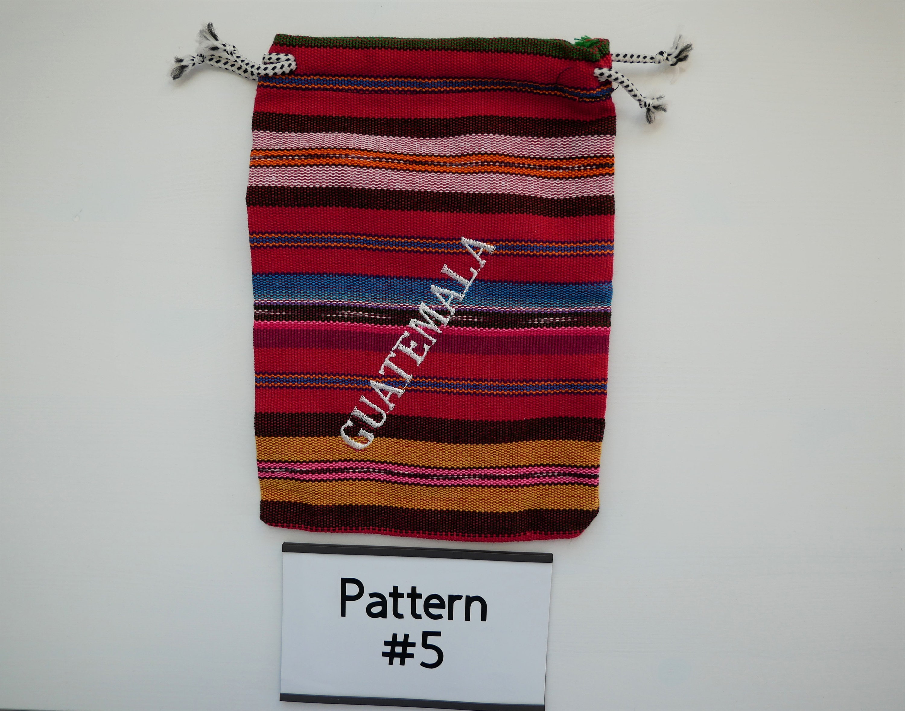 Guatemalan/mayan Pull String Pouch - Etsy
