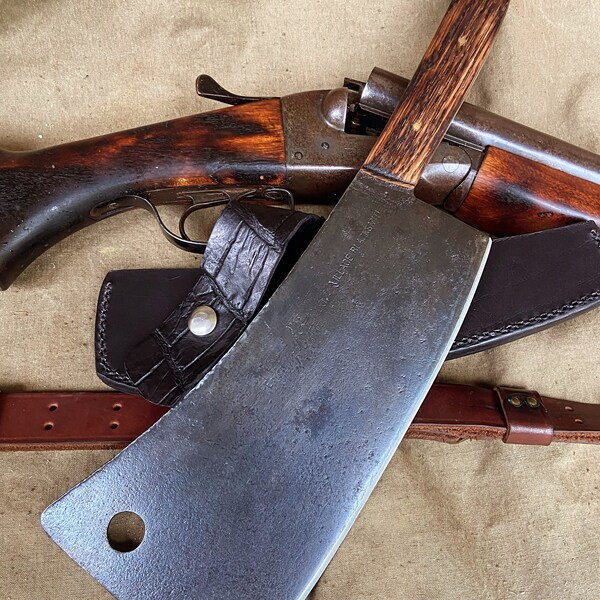 Antique Meat Cleaver - Etsy