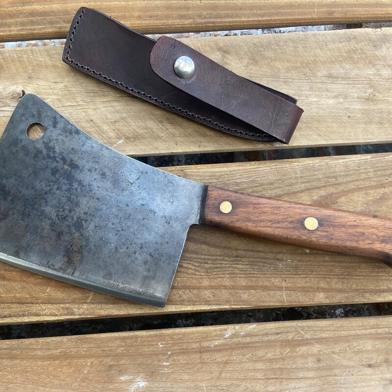 Antique Meat Cleaver - Etsy