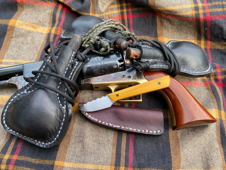 Muzzleloading Leather Round Ball Flask. - Etsy