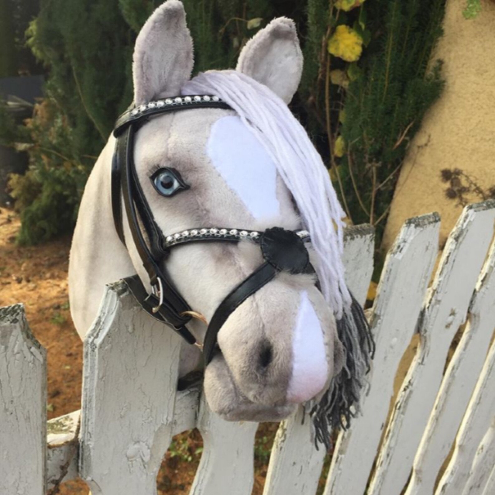 Beautiful Hobbyhorse Dapplegrey Horse on the Stick Realistic ...