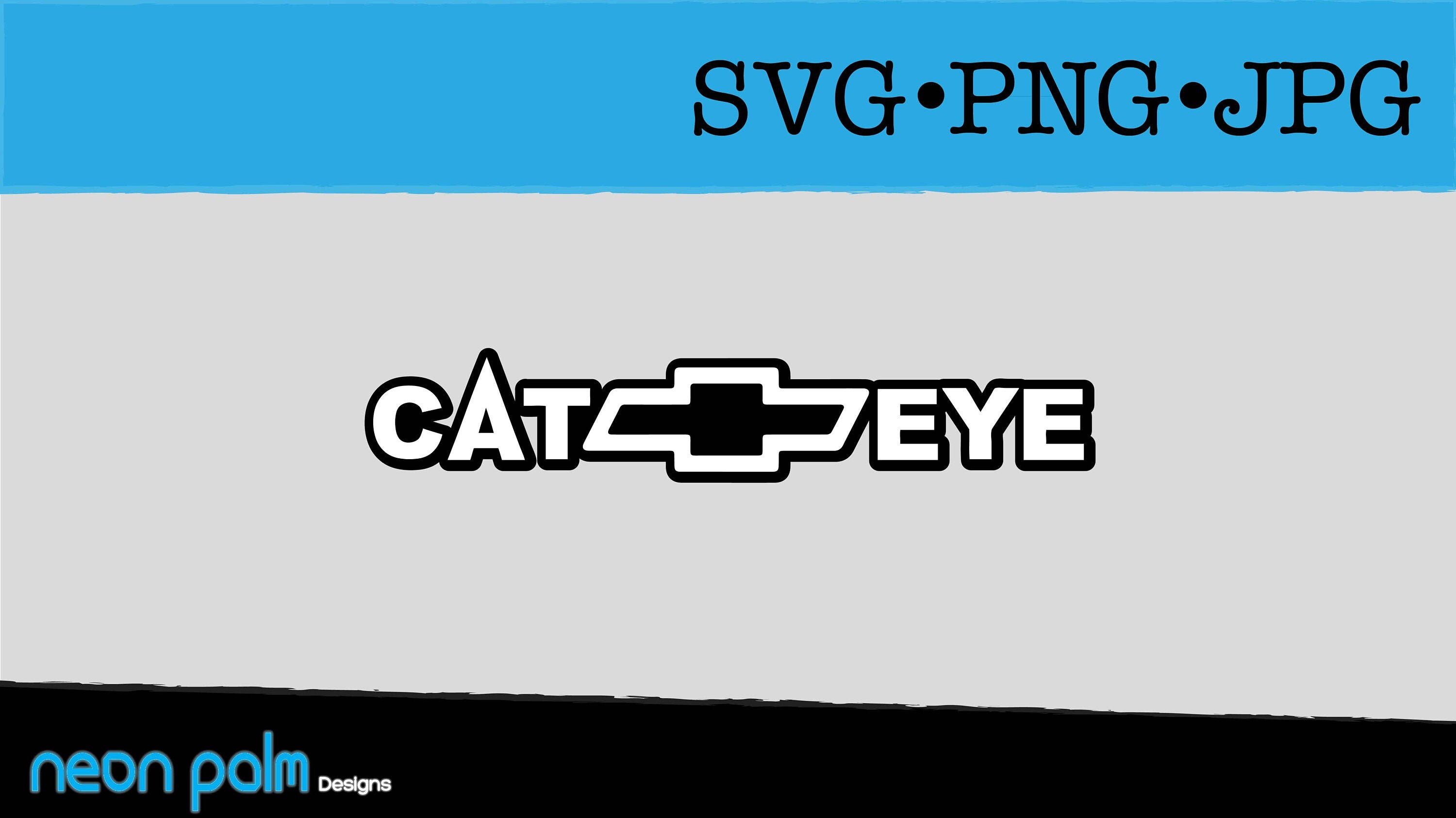 Cat Eye Chevy Vector | Etsy