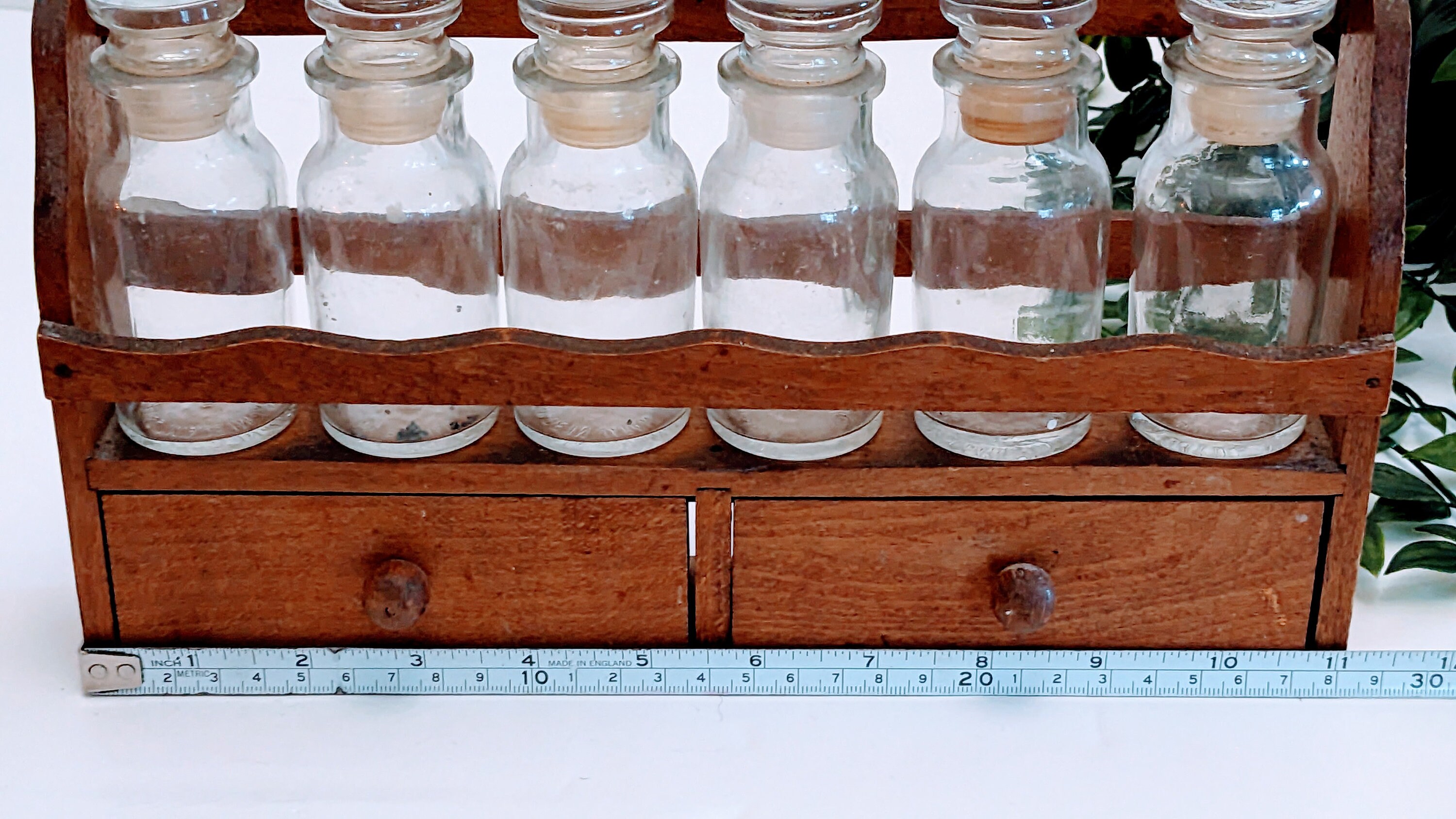 Vintage Wooden Farmhouse Spice Rack - Etsy