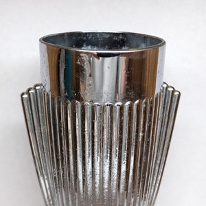 Pair of Art Deco Chrome Bud Vases - Etsy