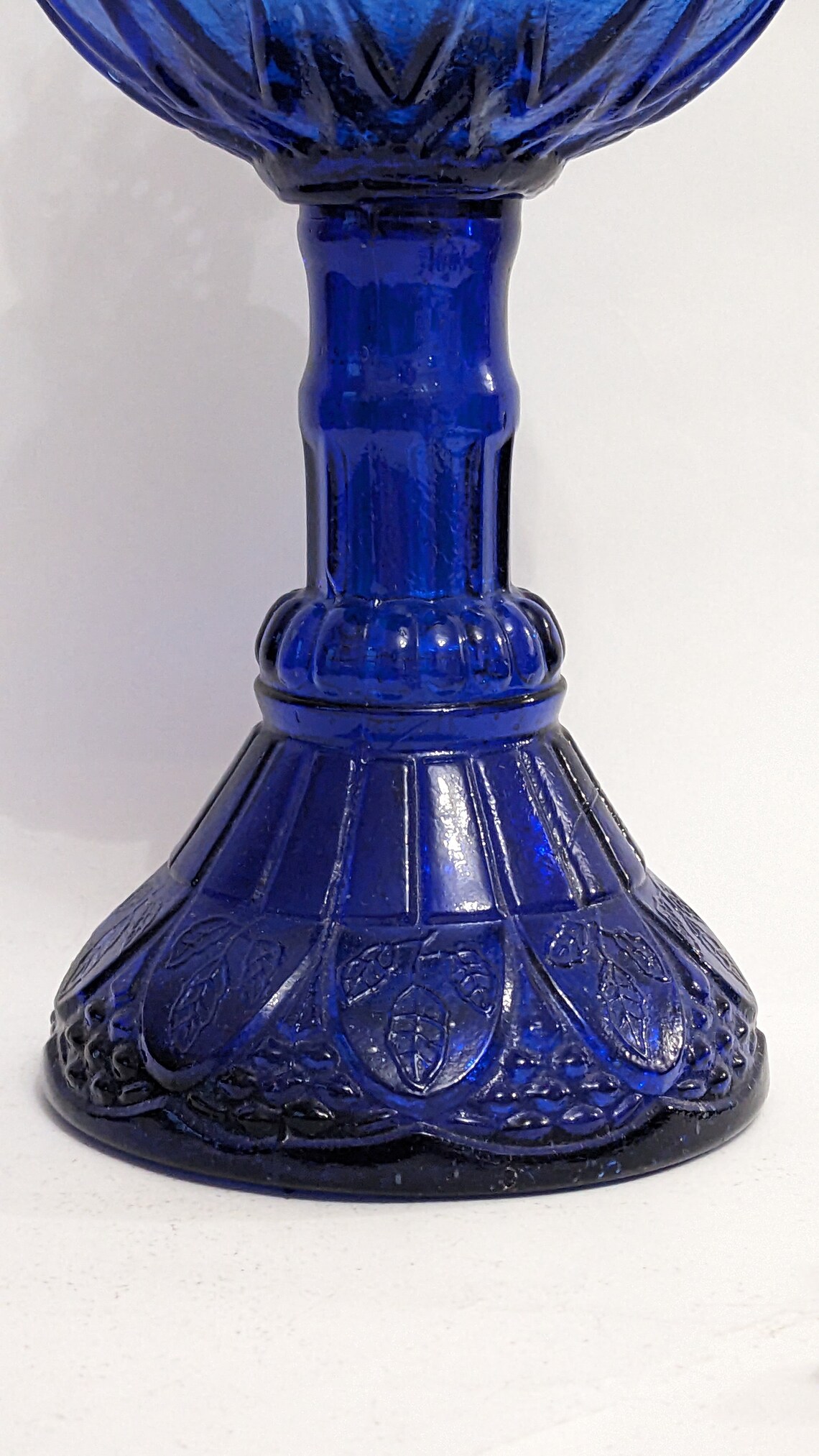 Vintage Cobalt Blue Oil Lamp Made in Hong Kong - Etsy