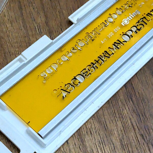 Rotring Stencil - Etsy UK