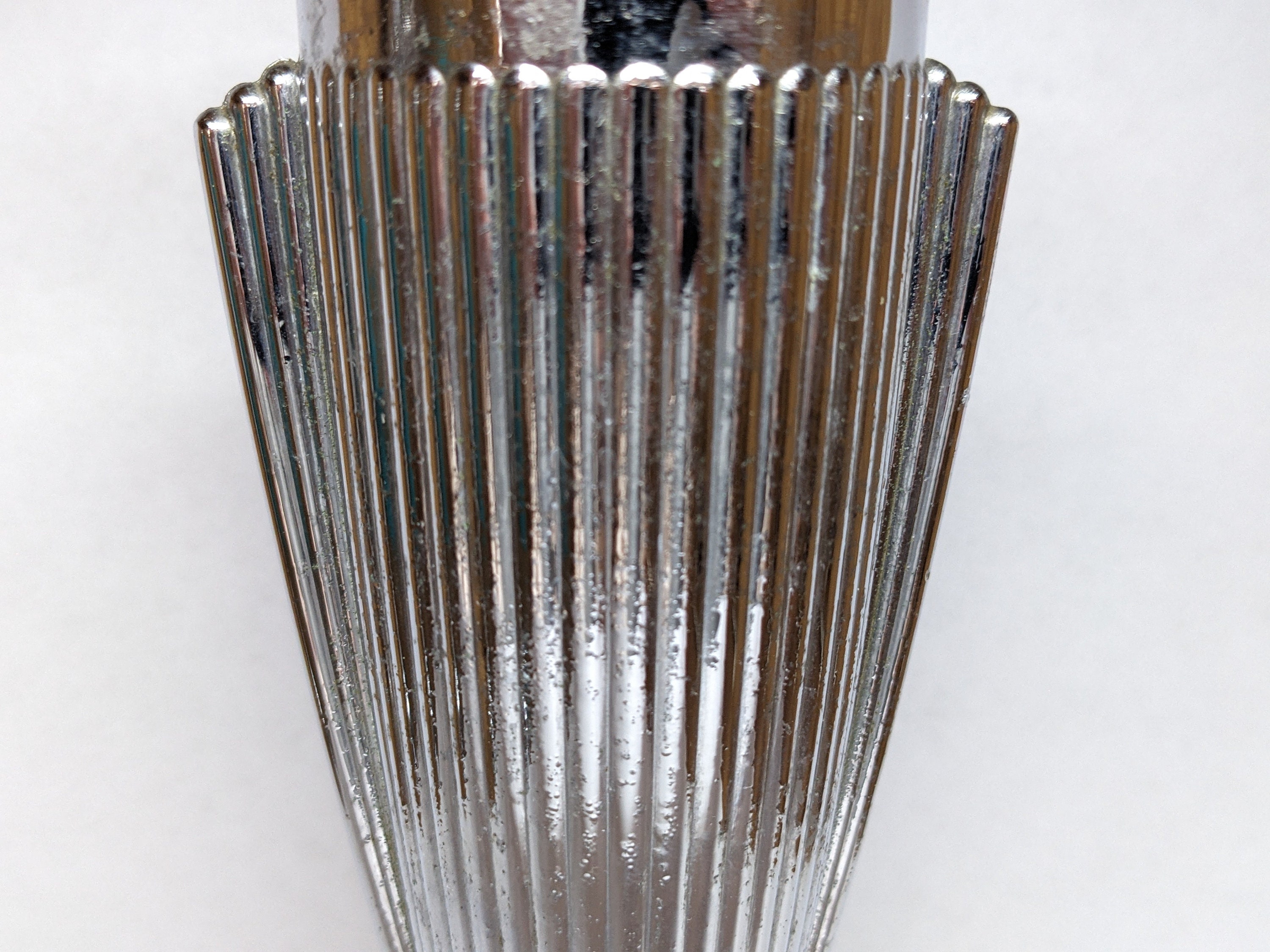 Pair of Art Deco Chrome Bud Vases - Etsy