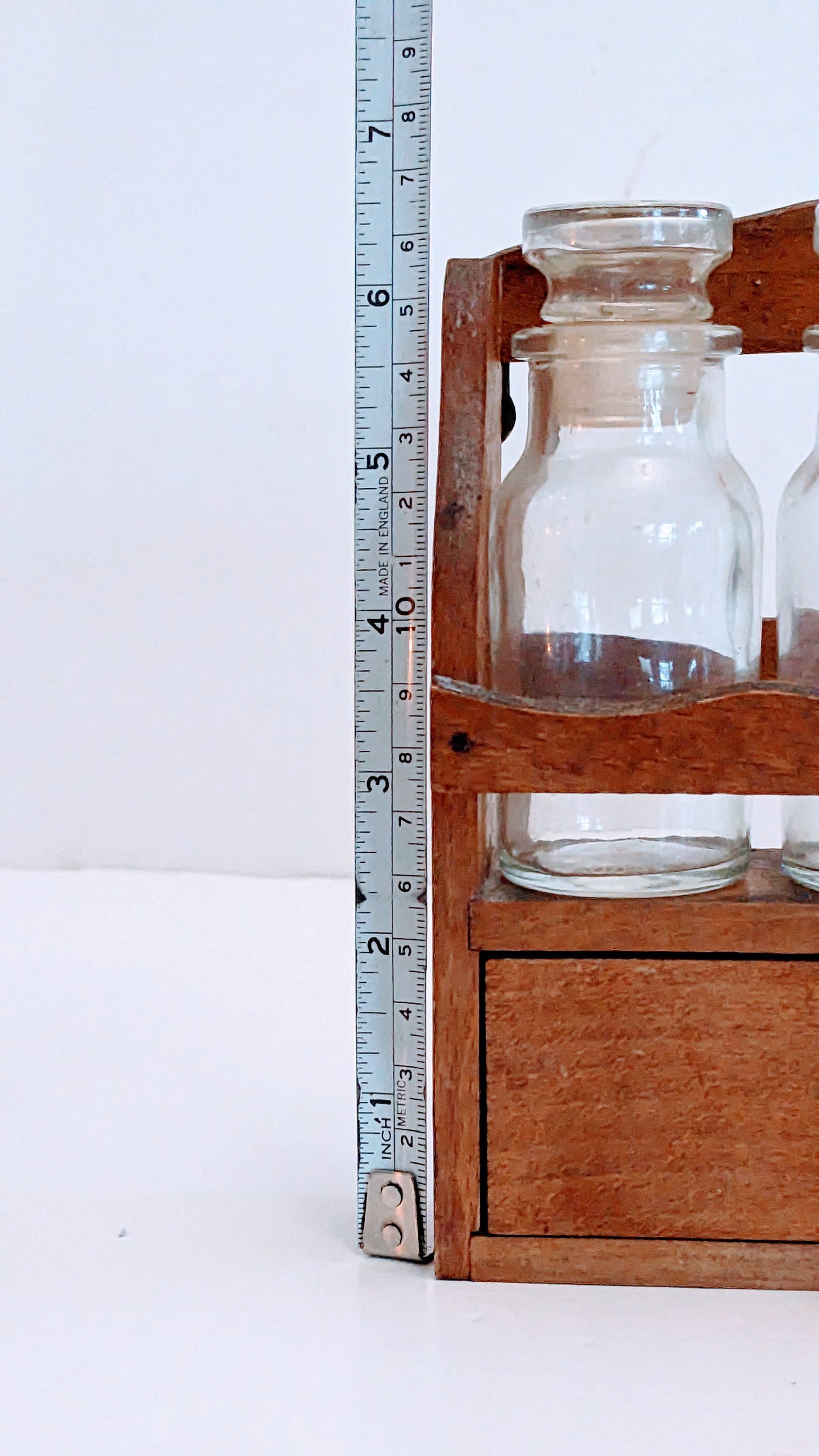 Vintage Wooden Farmhouse Spice Rack - Etsy