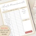 Client Measurement Sheet: Sewing Form Template (PDF) - Etsy