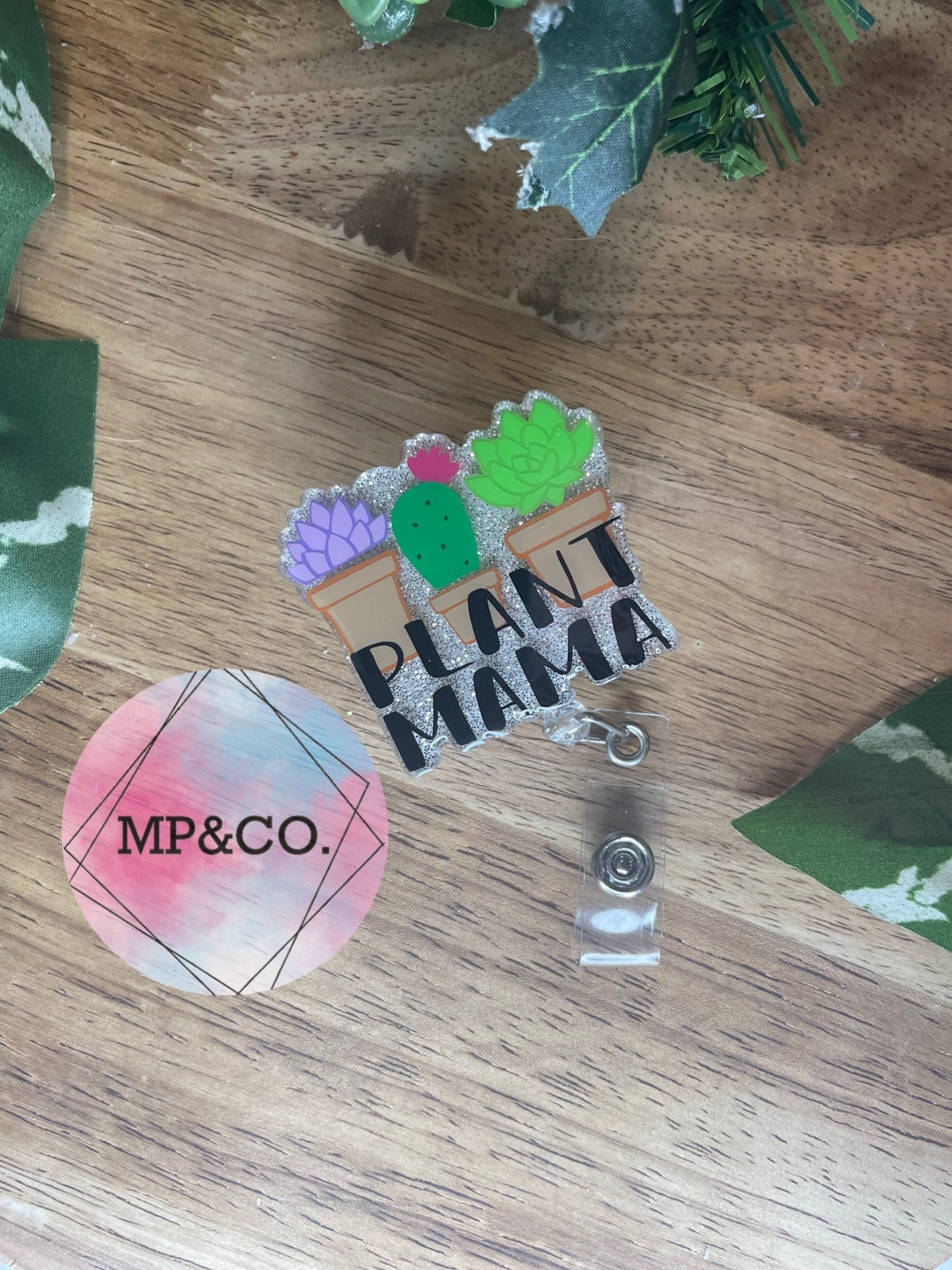 Plant Mama Badge Reel / Plant Lover Badge Reel / Plant Lover / Badge ...