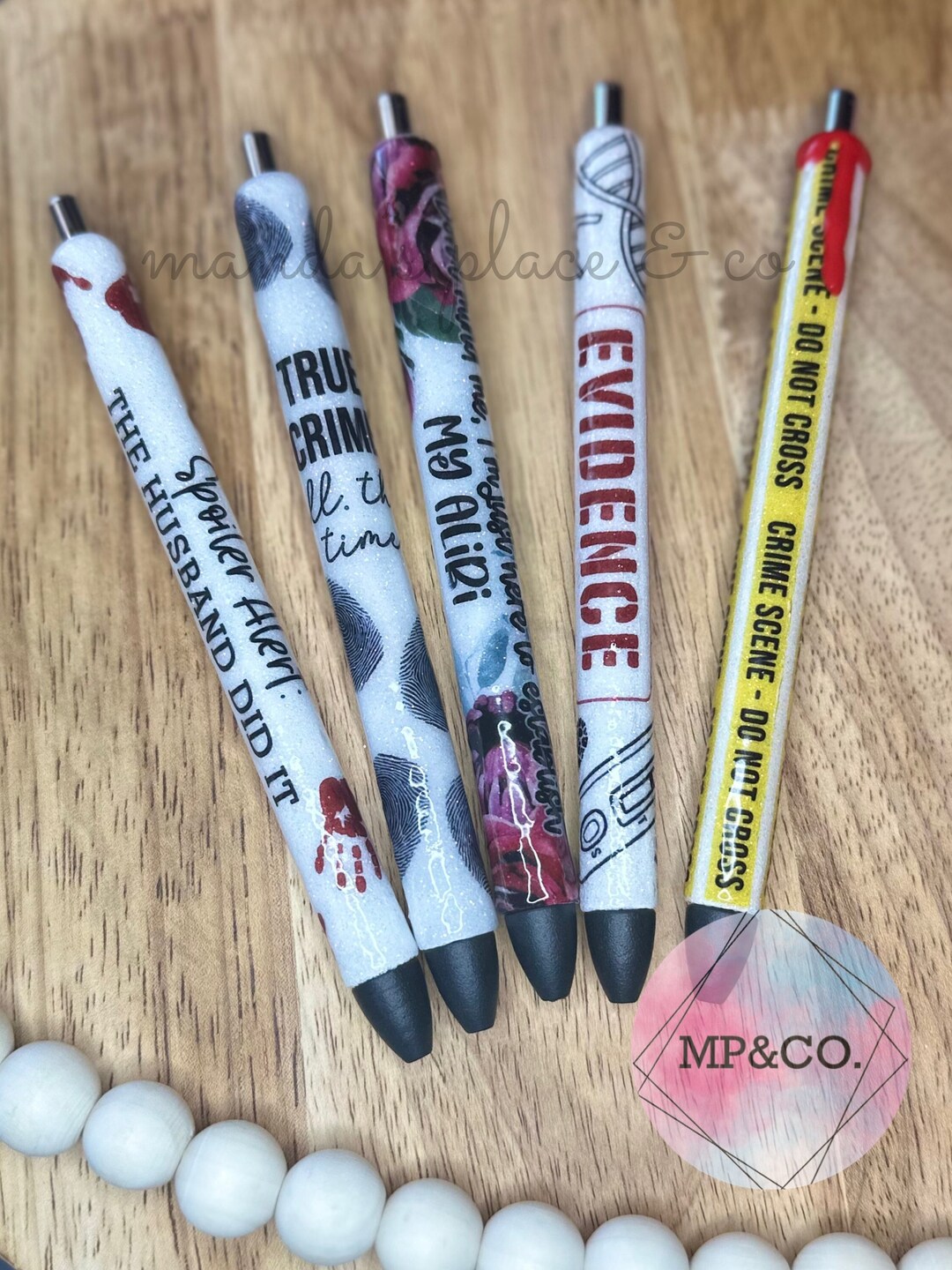 True Crime Pens / True Crime Junkies / Glitter Pens / Inkjoy Gel Pens ...