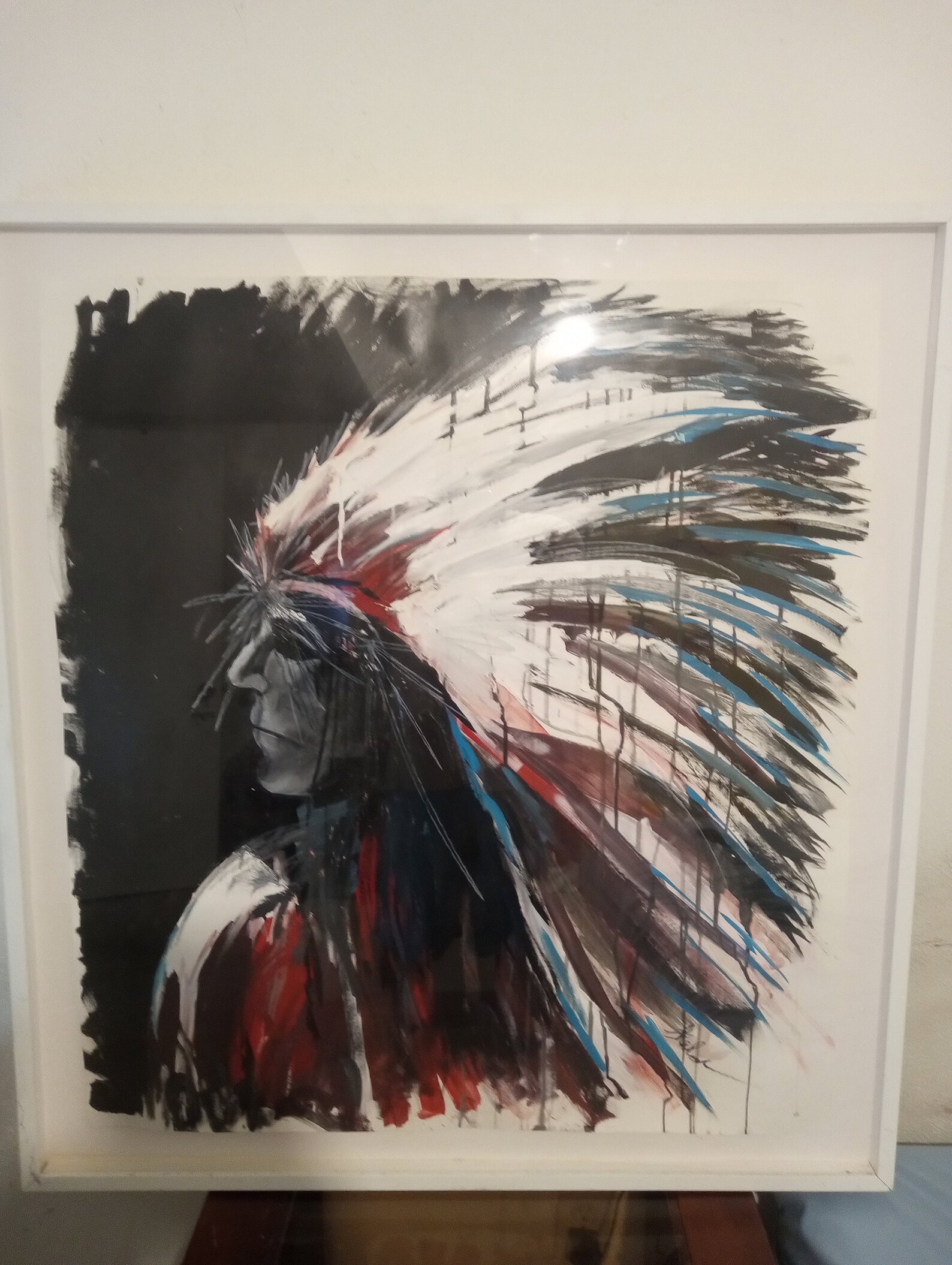 NATIVE AMERICAN INDIAN Oil on Canvas - Etsy