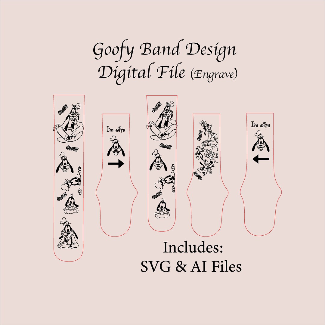 Goofie Digital File Watch Band, Smart Watch, Digital File, Laser ...