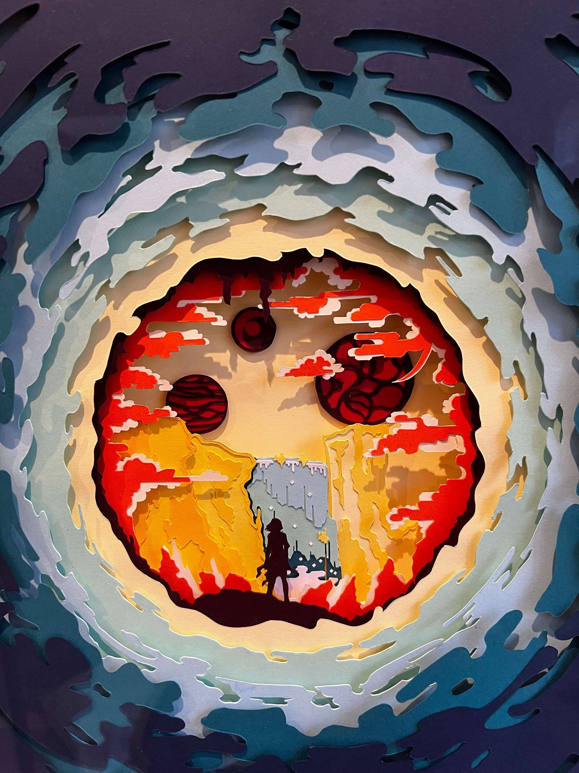 Layered Paper Craft Portal - Etsy