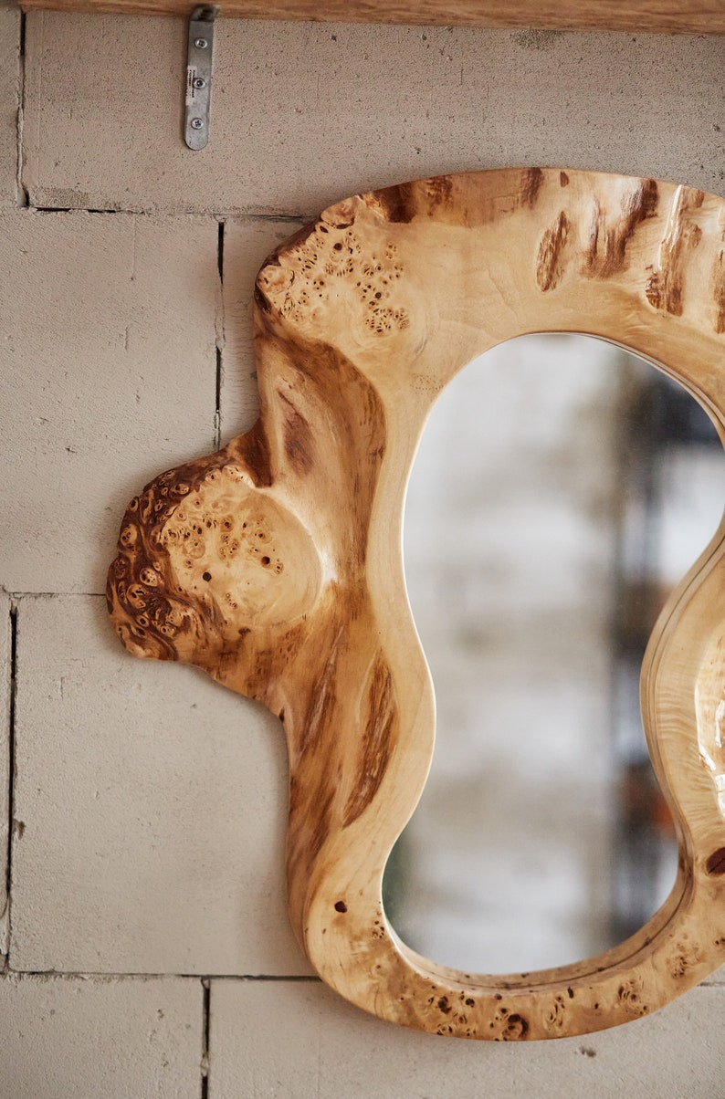 The Wooden Mirror, Wall Design Rustic Mirror, Handmade, Unique ...