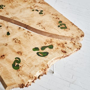 The Double Wood Coffee Table (2 Parts), Live Edge Coffee Table, Rustic ...