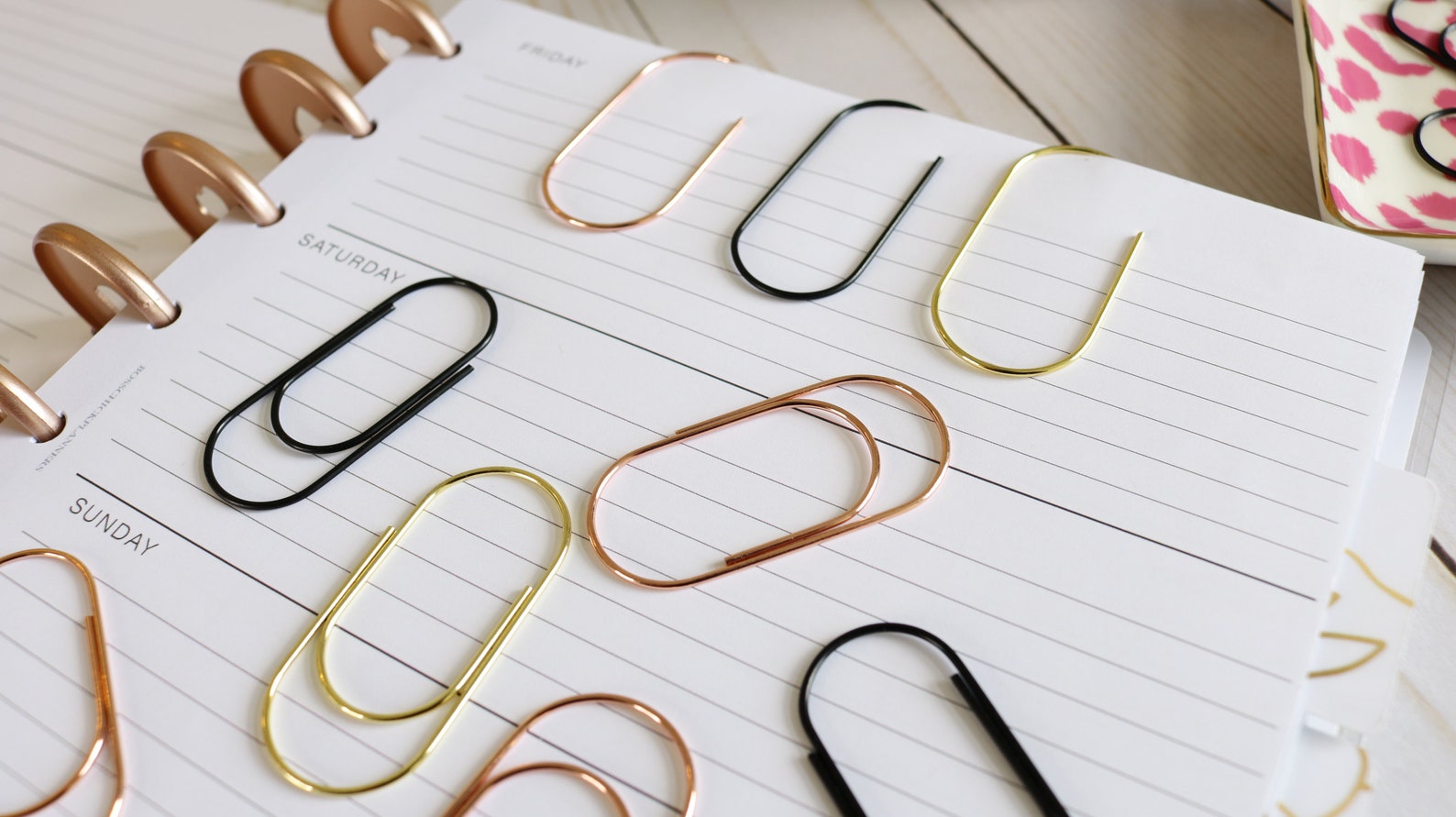 Extra Wide Jumbo Planner Paper Clips Large PAPERCLIP Black - Etsy