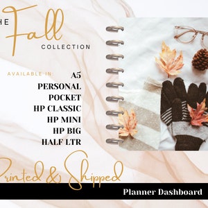 The Fall Collection Planner Dashboards, Planner Covers, Hplanner Covers ...