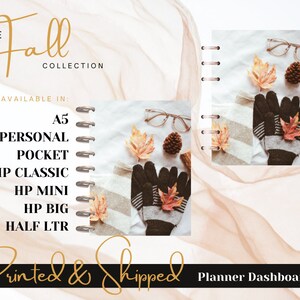 The Fall Collection Planner Dashboards, Planner Covers, Hplanner Covers ...