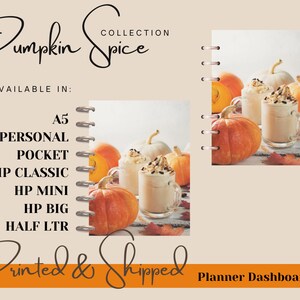 The Pumpkin Spice Collection Planner Dashboards, Hplanner, Agenda, A5 ...