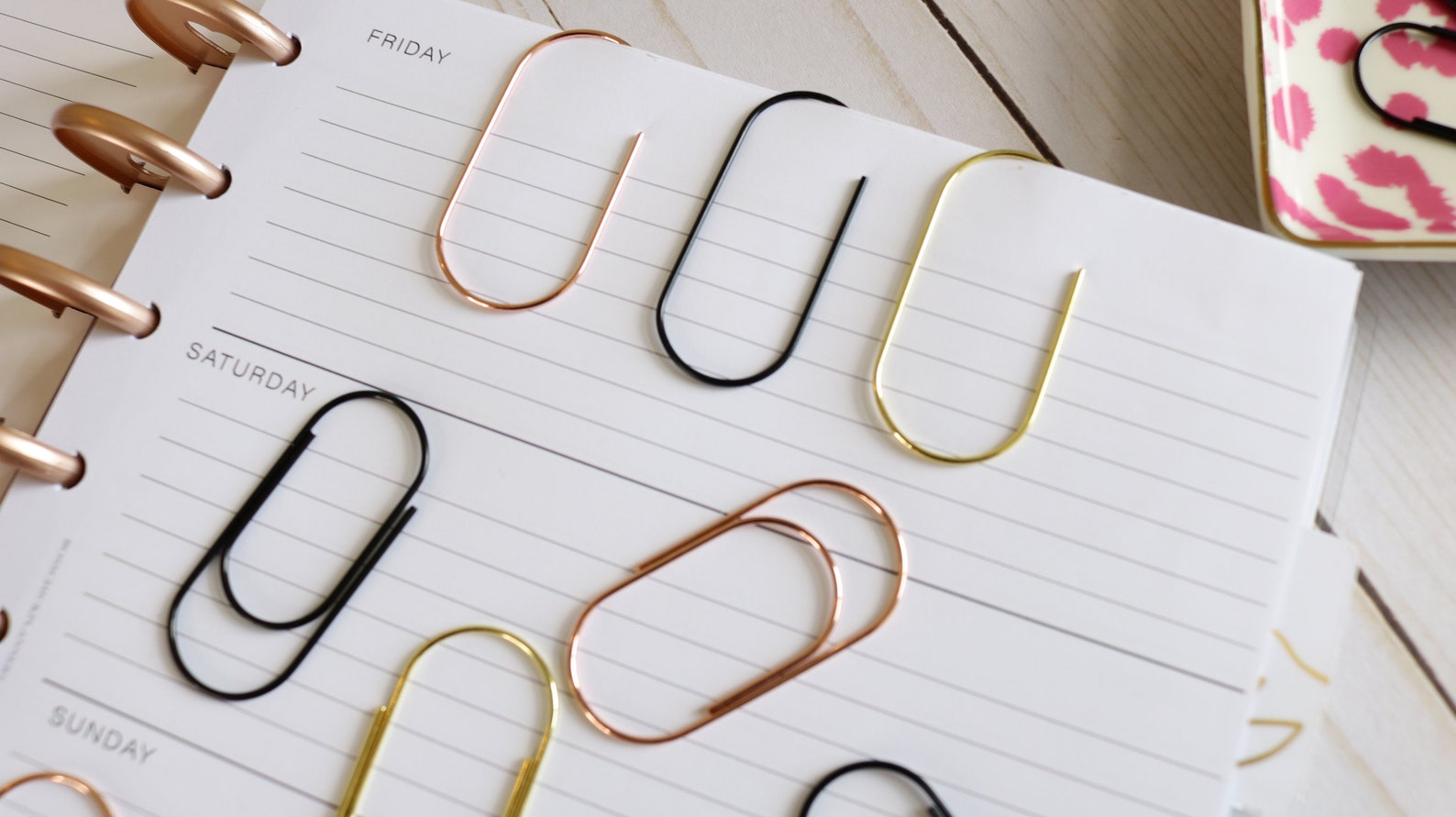 Extra Wide Jumbo Planner Paper Clips Large PAPERCLIP Black - Etsy