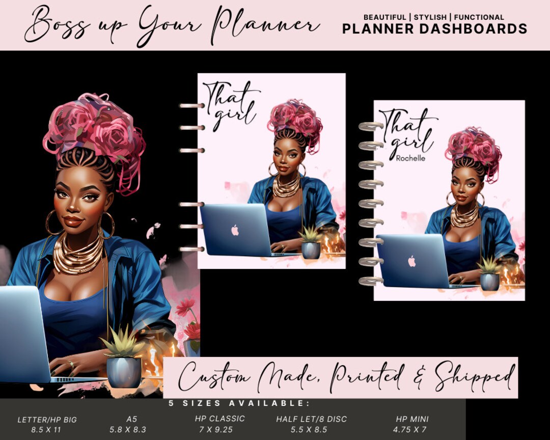 That Girl Boss Chick Planners Dashboard | Boss Chick Planner Inserts ...