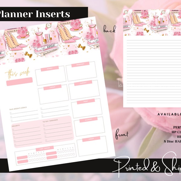 A5 Planner Inserts - Etsy