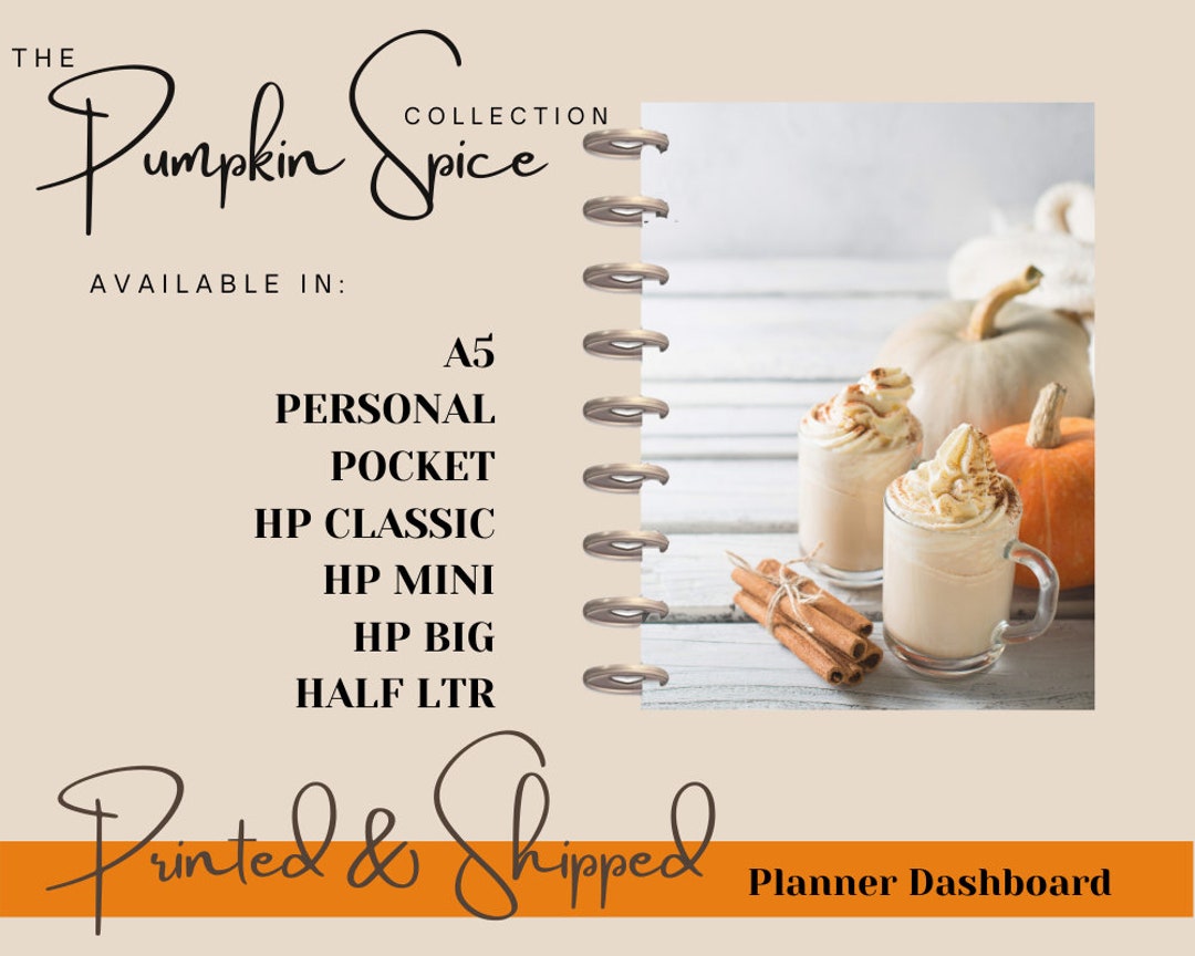 The Pumpkin Spice Collection Planner Dashboards, Hplanner, Agenda, A5 ...