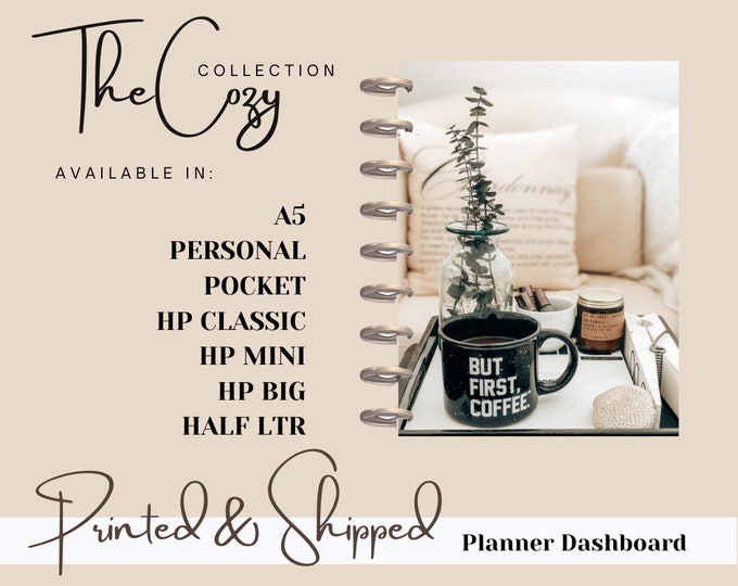 The Cozy Collection Planner Dashboards, Planner Covers, Hplanner Covers ...