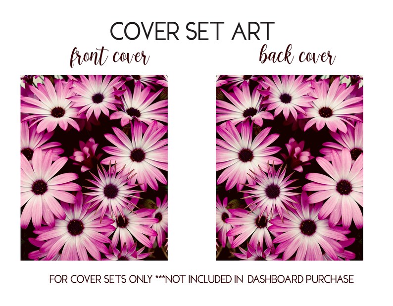 Lovely Daisy Planner Dashboard Covers Daisy Planner Covers | Etsy