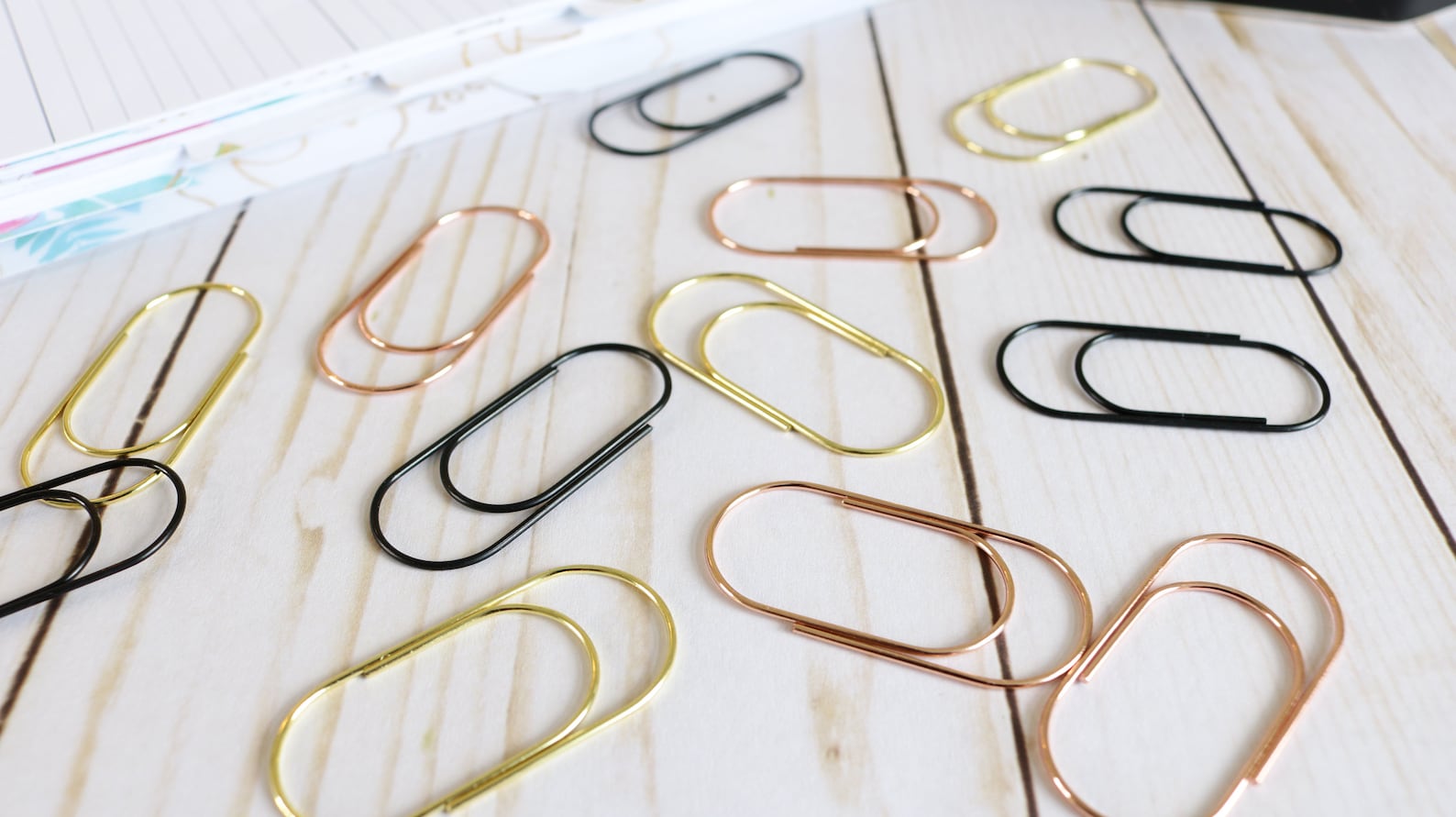 Extra Wide Jumbo Planner Paper Clips Large PAPERCLIP Black - Etsy